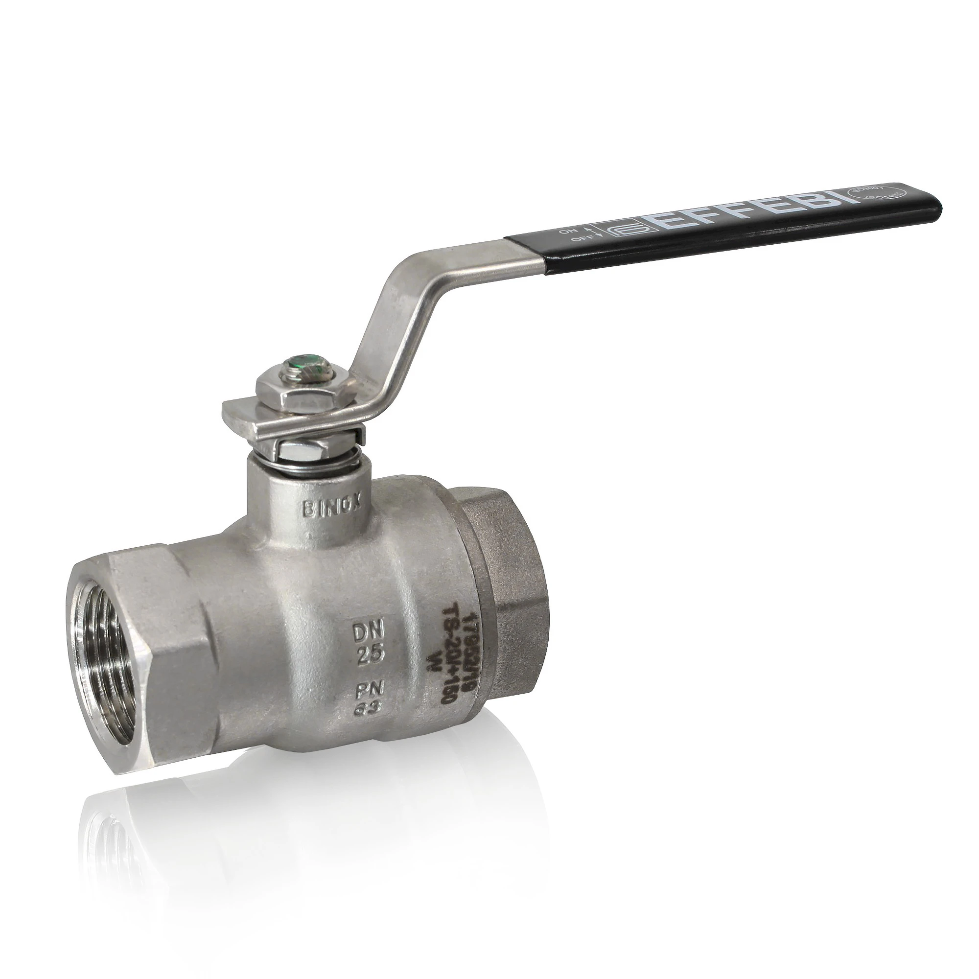 Ball valve stainless steel DVGW Gas 1/4"-2" FE/FE PN5/40-100 - THE ...