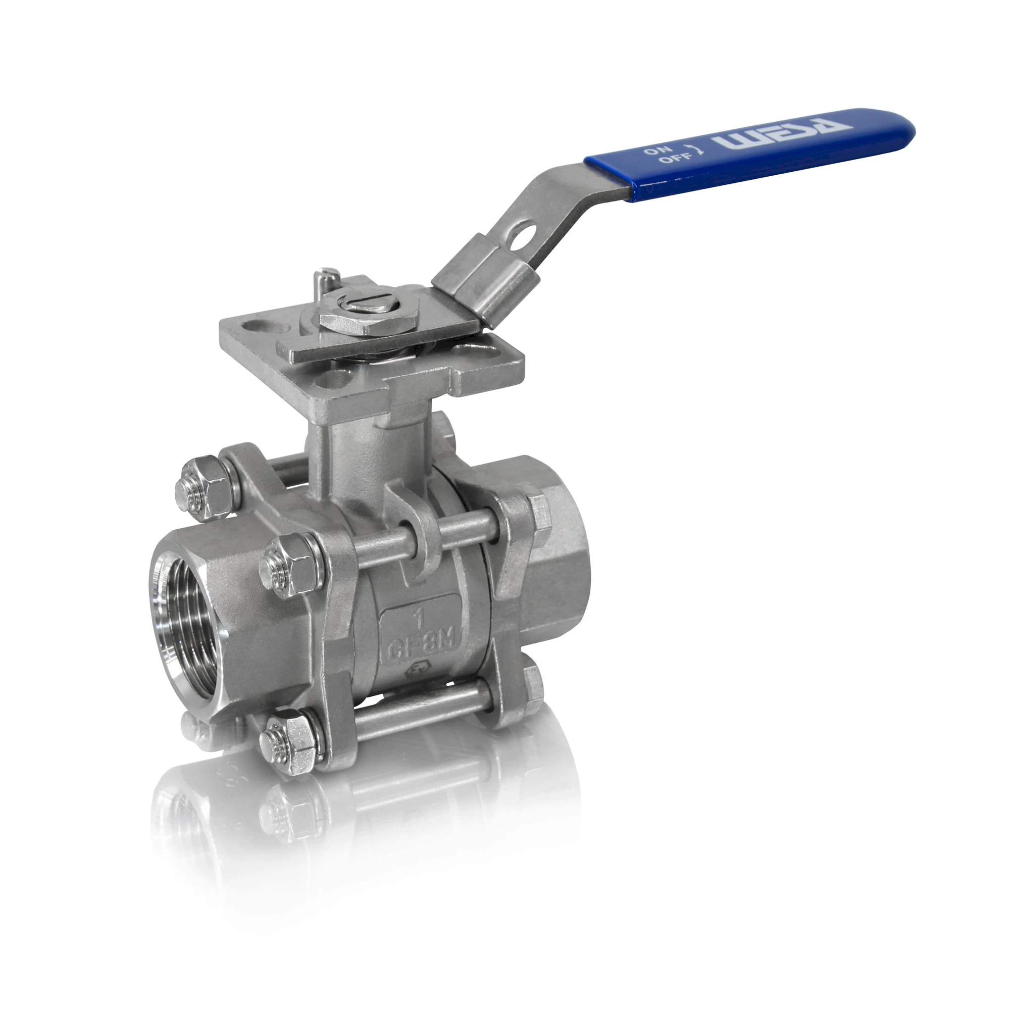 Ball valve stainless steel 3-part 1/4"-4" FE/FE PN63 - THE EXPERTS FOR ...